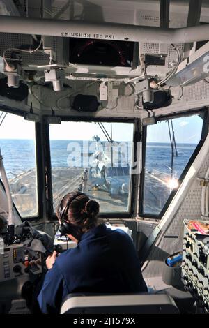Ein Mh-60R Seahawk am Helicopter Maritime Strike Squadron (HSM) 46 ...