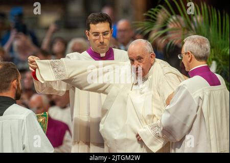 Rom, Italien. 30. August 2022. Italien, Rom, Vatikan, 22/08/30. Papst ...