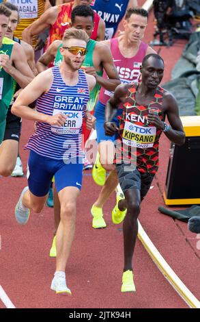 Josh Kerr von GB&NI, der am 16.. Juli 2022 bei den Leichtathletik ...