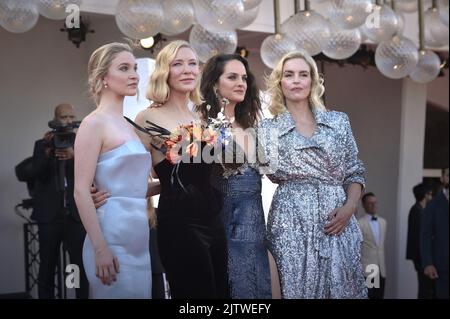 Noemie Merlant , Sophie Kauer , Nina Hoss , Cate Blanchett , Todd Field 79. Venice Film Festival ...