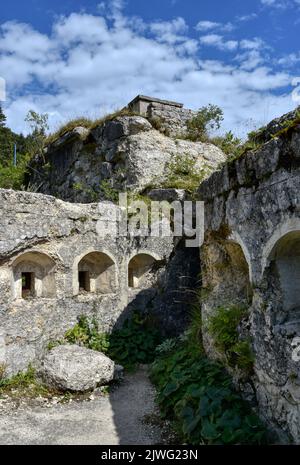 Batterie, Predil, Predilsattel, Fort, Werk, Festung, Weltkrieg, Teilung ...