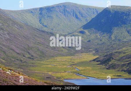 Loch Callater in der Nähe von Braemar, eine Stätte von besonderem ...