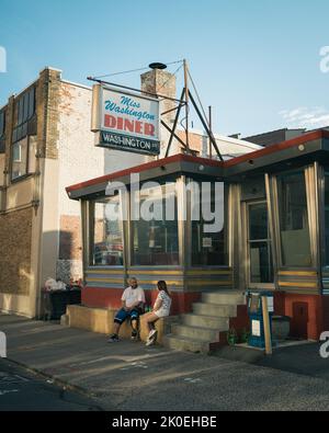 Fraulein Washington Diner New Britain Connecticut USA Stockfotografie Alamy