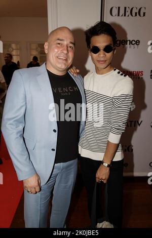 Paris, Frankreich. 9. September 2022. Gregory Bakian und Jeremy Bellet ...