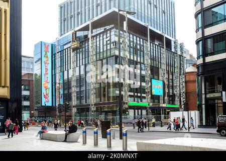 @Sohoplace Theater, Teil des neuen Soho Place Entwicklungsprojekts an der Charing Cross Road und ...