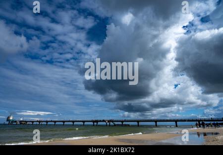 17. September 2022, Mecklenburg-Vorpommern, Zinnowitz: Bei sonnigem ...