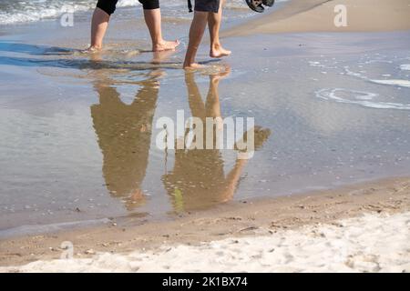 17. September 2022, Mecklenburg-Vorpommern, Zinnowitz: Bei sonnigem ...