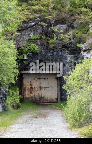 Fjell, Norwegen - 15. Juni 2022: Die Festung Fjell wurde von den ...