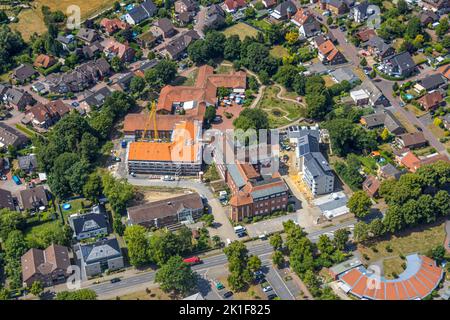Luftaufnahme, Baustelle Caritas Altersheim und Pflegeeinrichtung ...