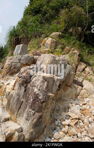 Felsen und Berge am Meer Pak Lap Bay of Hong Kong Pak Lap Fishing ...