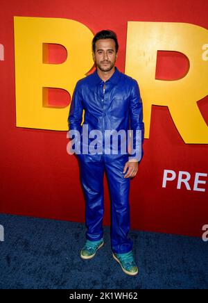 09/20/2022 New York City Moti Ankari nimmt an der Bros New York ...