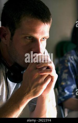 'Southland Tales" director Richard Kelly, left, poses with cast members ...