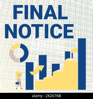 Inspiration zeigt Zeichen Schlusserklärung, Business Concept formale ...