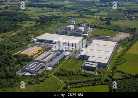 Luftaufnahme, Neubau Arvato Supply Chain Solutions und Picnic e-Food ...