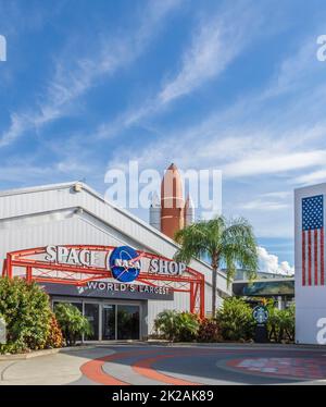 Im Kennedy Space Center Visitor Complex der NASA erhielt Center ...