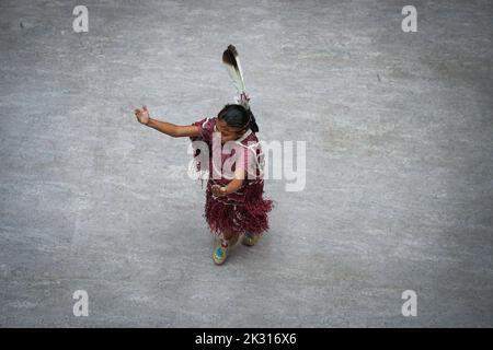 Kanada. 23. September 2022. Musqueam Coast Salish-Künstler und ...