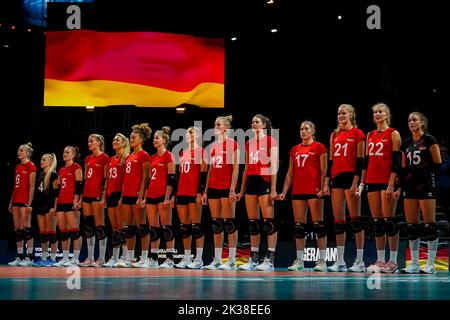 ARNHEM, NIEDERLANDE - 25. SEPTEMBER: Pia Kastner aus Deutschland spielt ...