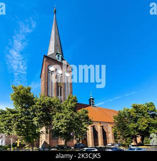 Stargard, Polen - 11. August 2022: Gotische Kirche des heiligen ...