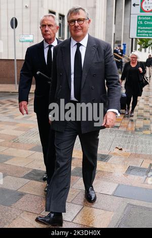 Der Earl Marshal, der Herzog von Norfolk, am Lavender Hill Magistrate ...