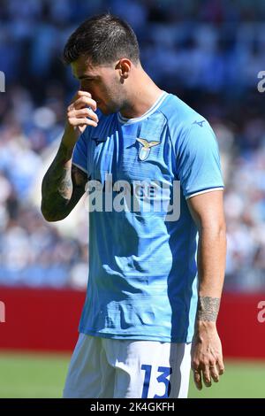 2. Oktober 2022, Rom, Italien: Alessio Romagnoli (SS Lazio) Danilo ...