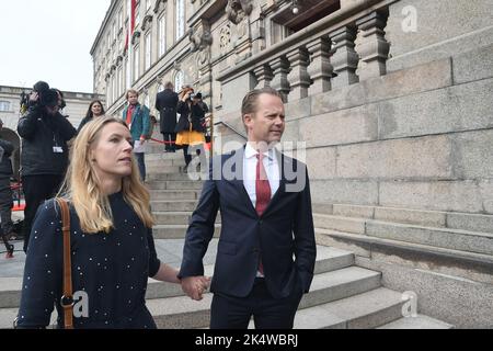 Kopenhagen /Dänemark/04 OIctober 2022/die dänische Außenministerin ...