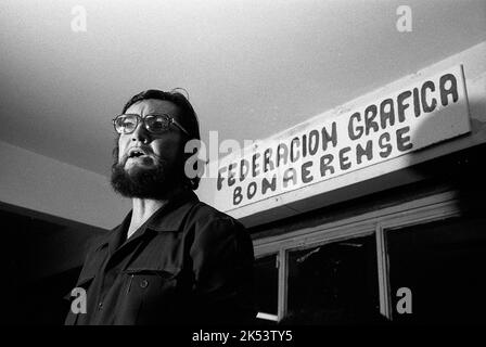 Julio Cortazar, argentinischer Schriftsteller, bei der Federacion ...