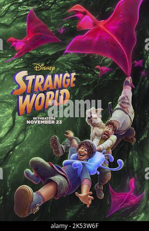 STRANGE WORLD, von links: Ethan Clade (Stimme: Jaboukie Young-White ...