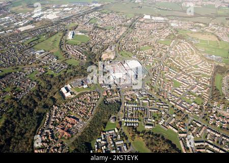 Das Stadtzentrum, Castle Dene Shopping Centre und New Town, Peterlee ...