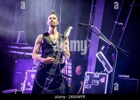 Oslo, Norwegen. 10., Oktober 2022. Die englische Rockband Placebo gibt ...