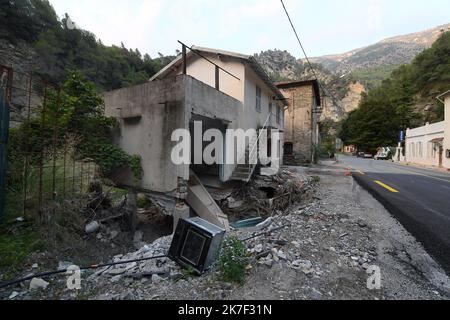©PHOTOPQR/VOIX DU Nord/Marc Demeure ; 29/09/2021 ; Tempête Alex, un an ...