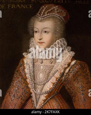 Portrait de Marguerite de Valois dite la reine Margot (1553-1615 ...
