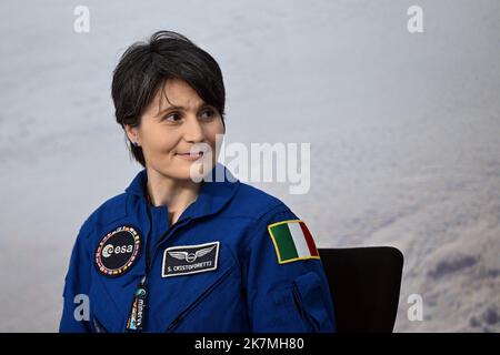 18. Oktober 2022, Nordrhein-Westfalen, Köln: Samantha Cristoforetti, ESA-Astronautin ...