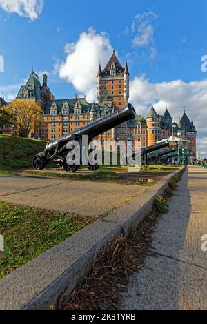 QUEBEC, KANADA, 8. Oktober 2022 : Terrasse Dufferin (Dufferin Terrace ...