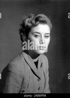 Ein Porträt der Schauspielerin Glynis Johns in „Encore“ (1951 ...