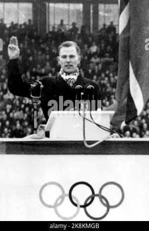 Oslo 19520215 die Olympischen Winterspiele in Oslo: Der alte Disc ...