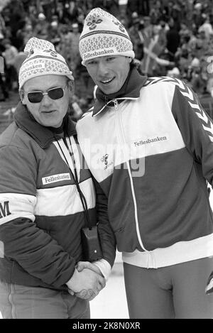 Göteborg, Schweden 1984-02: Weltmeisterschaft im Skaten 1984. Rolf Falk ...