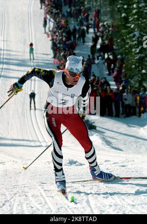 Lillehammer 19940219 Olympische Winterspiele in Lillehammer Langlauf ...