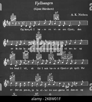 Oslo am 18. Februar 1961. Alfred Maurstad wird für seinen langjährigen ...