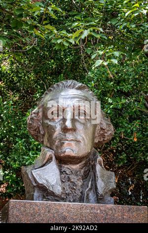 Washington, DC - 8. September 2022: Die Skulptur mit dem Titel George ...