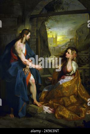 Christus erscheint Maria Magdalena ( Noli me Tangere) 1590 von LE BAROCHE, Urbino, 1535 - Urbino ...
