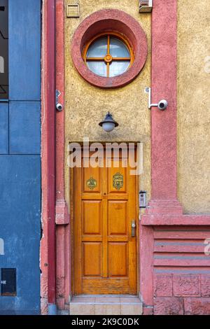 Belgrad, Serbien - 26. Oktober 2022: Tourist Map Post Guide at Saint ...