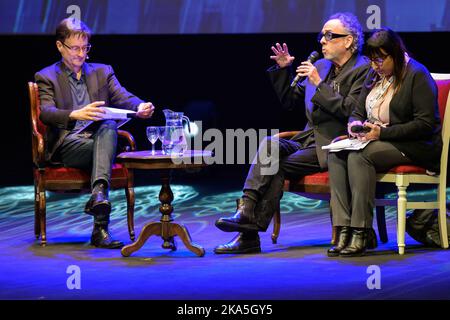 31. Oktober 2022, Lucca, Lucca, Italien: Tim Burton präsentiert die ...