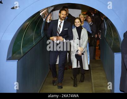 Tromsoe, Norwegen 20181117. Prinzessin Ingrid Alexandra und Kronprinz ...