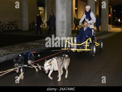 Tromsoe, Norwegen 20181117. Prinzessin Ingrid Alexandra und Kronprinz ...