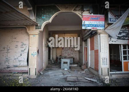 Die Stadt Sinjar, auch bekannt als Shingal, eine Stadt im Bezirk ...
