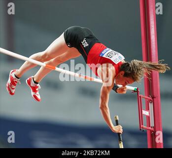 Nicole Büchler aus der Schweiz tritt am 27. September 2019 im ...