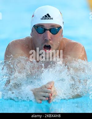Marco Koch (GER) tritt beim Open de France 2017 auf dem 200-m ...