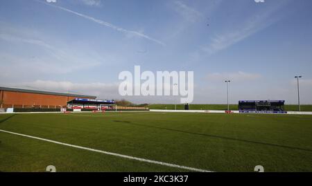 Blick auf Maldon und Tipree Ground während der ersten Runde des FA Cup ...
