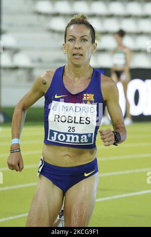 Carolina Robles von Spanien im Einsatz bei den Leichtathletik ...