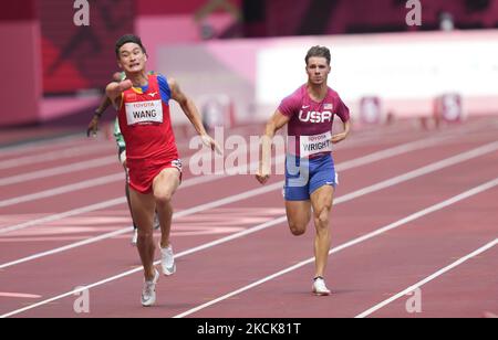 Tanner Wright aus den USA war am 27. August 2021 bei der Leichtathletik bei den Tokyo ...